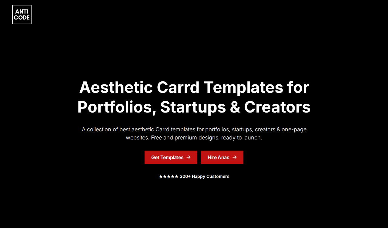 Carrd Templates Free and Pro